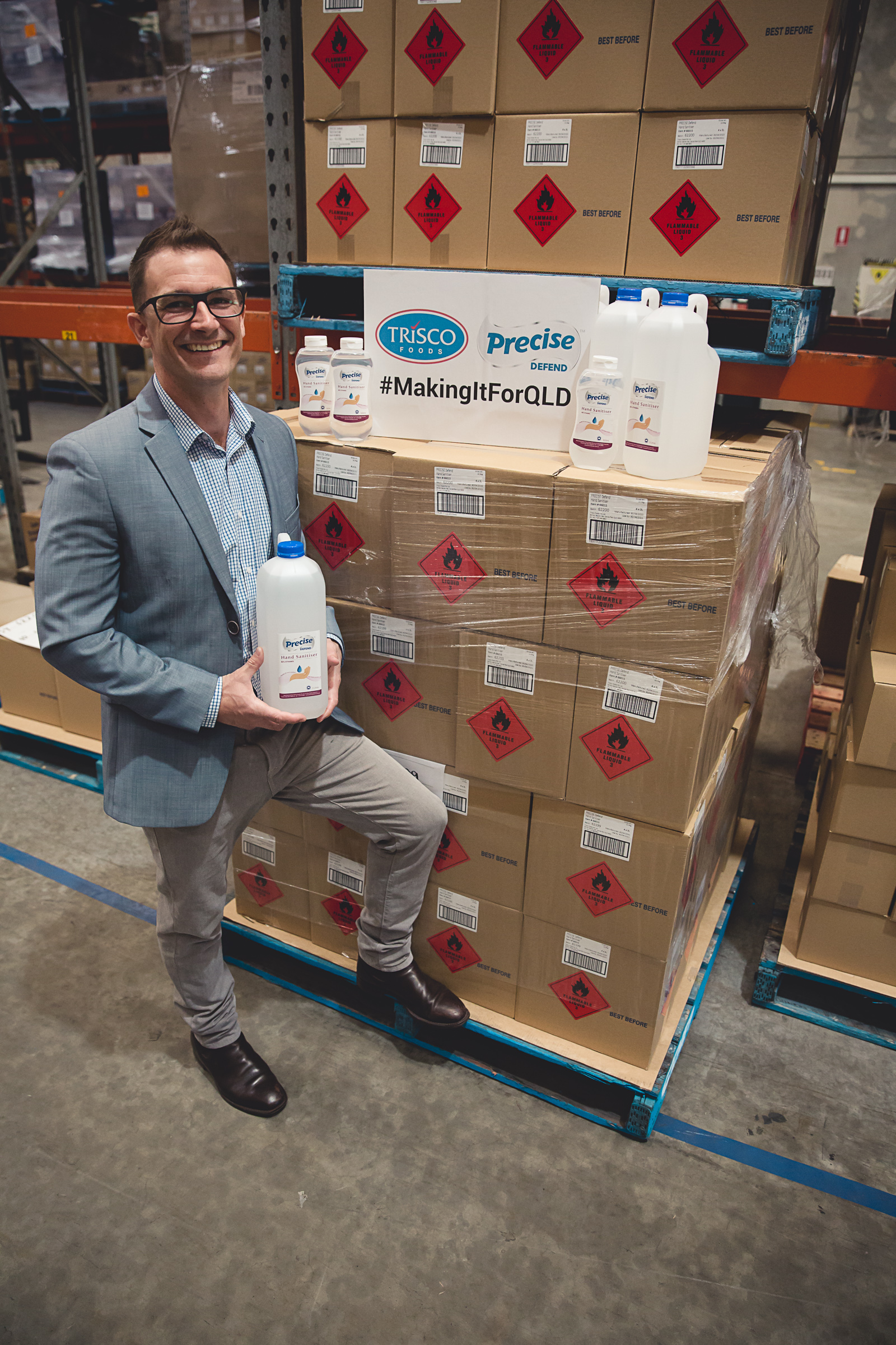 Queensland food manufacturer switches to hand sanitiser – Australian ...